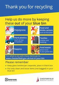 Not in your blue bin